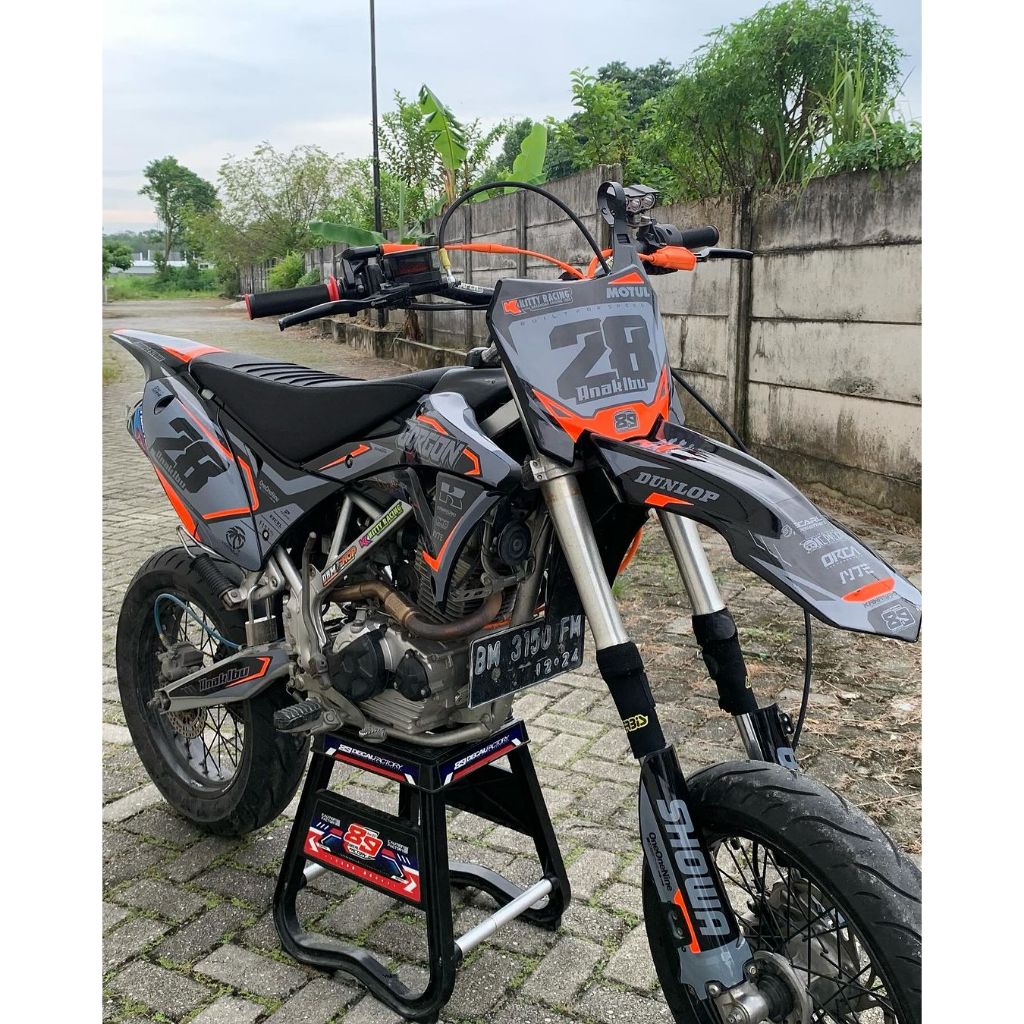 Jual Decal/Stiker KLX Gordon/ crf 150L WR155/Gordon/ D'Tracker /KLX BF ...
