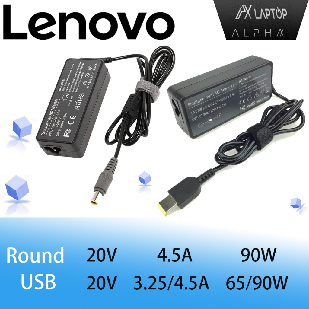 Jual Adaptor Daya Laptop Lenovo 20V 3.25/4.5A Daya 65/90W Tersedia ...