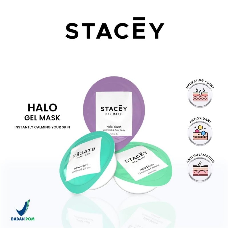 Jual Stacey Halo Gel Mask / Masker Jelly Halo | Shopee Indonesia