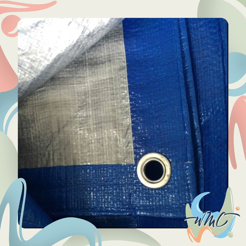 Jual TERPAL A3 BIRU SILVER UKURAN 6 x 10 M ( TIPIS ) | Shopee Indonesia