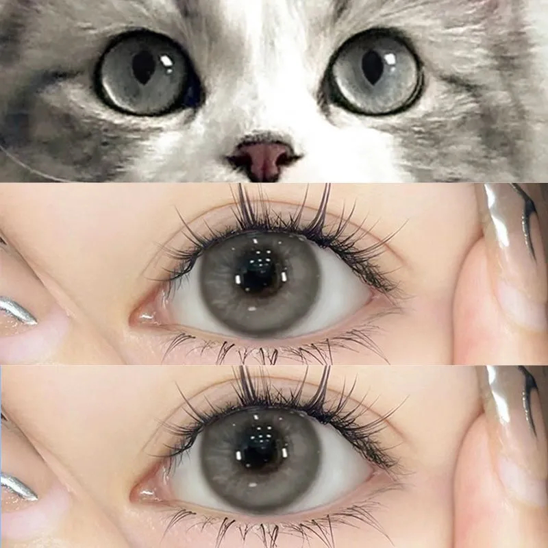 Jual （COD）1 pasang lensa kontak warna diameter 14 MMlensa mata soflen ...