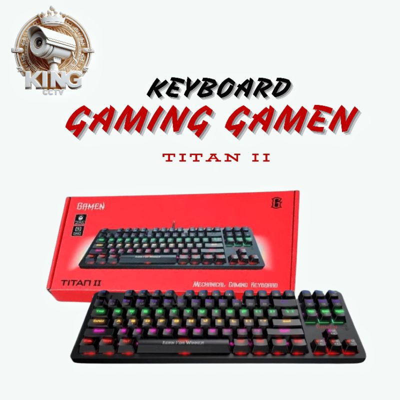 Jual Keyboard Gaming Gamen Titan II | Shopee Indonesia