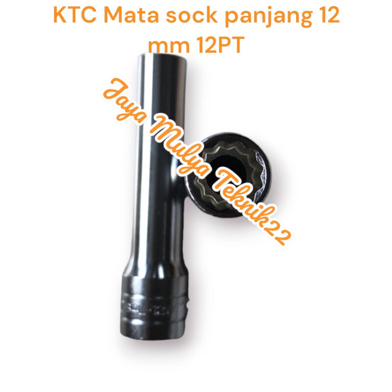 Jual KTC mata sock panjang 12 mm 12PT / Deep socket B4L-12W ktc japan original / alat bengkel ...