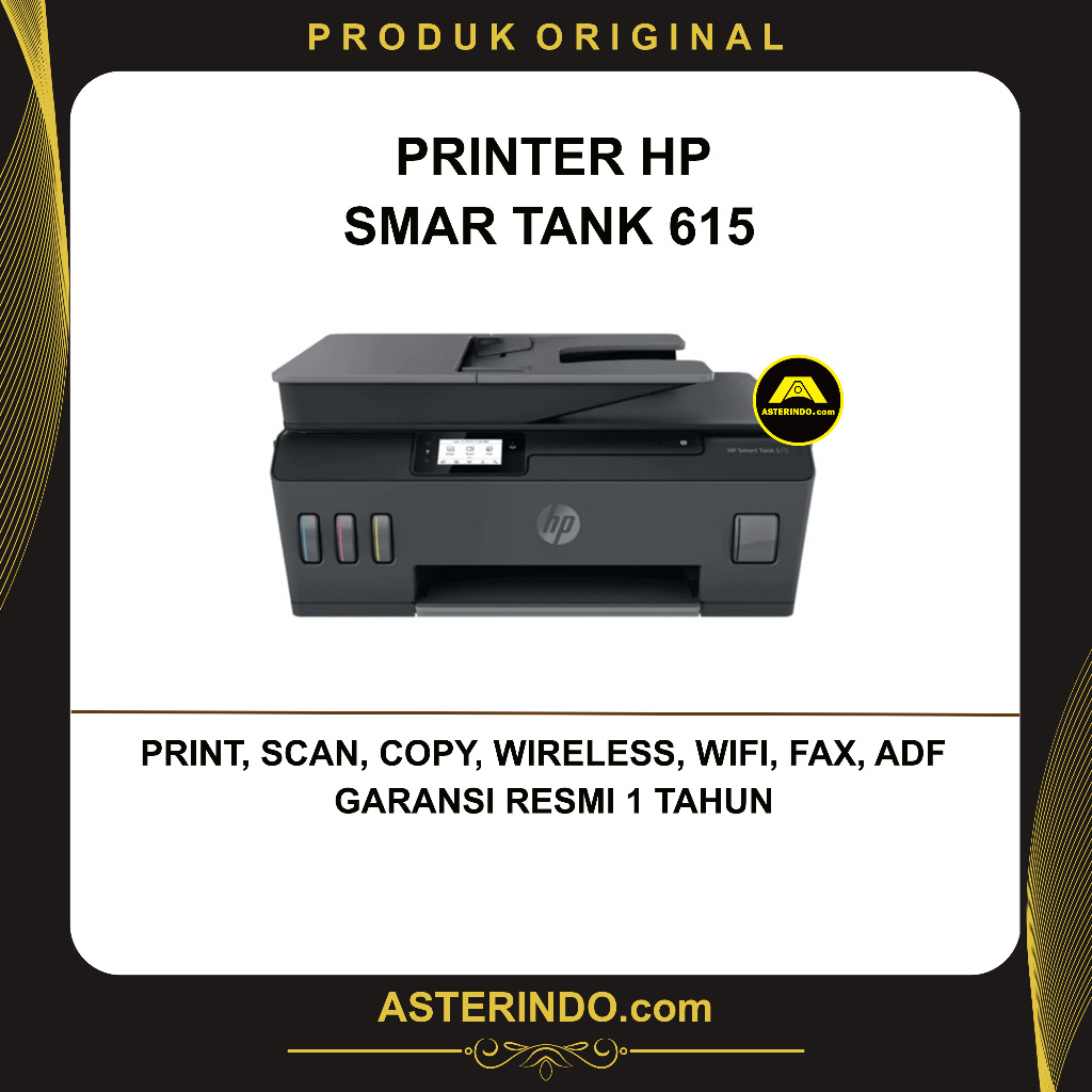 Jual Printer HP Smart Tank 615 Wireless Print Scan Copy Fax Direct ...