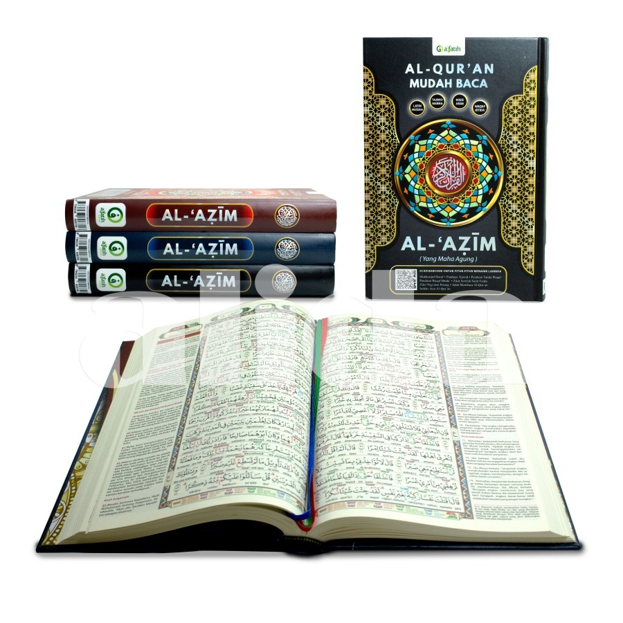 Jual Al-Quran AL-AZIM Uk Besar A4 Alquran Terjemah Latin Waqaf Ibtida Alazim | Shopee Indonesia
