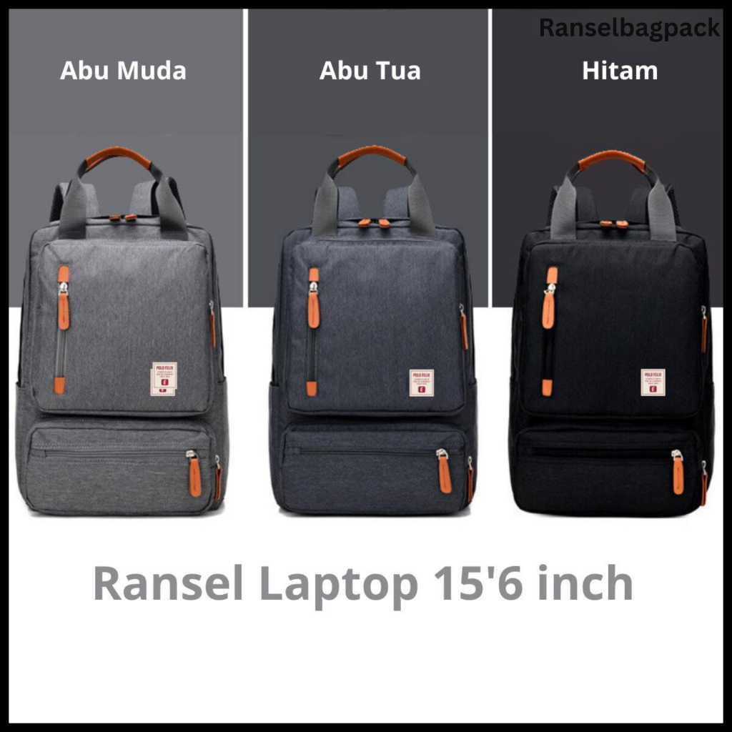 Jual POLO FELIX - Tas Ransel Laptop Tas backpack Jinjing Sekolah Kantor ...