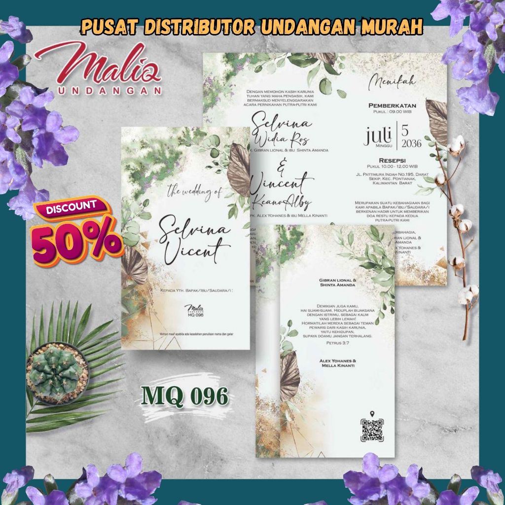 Jual Blangko Undangan Maliq 96 | Blangko Undangan Murah | Blangko Undangan|Blangko Kosong ...