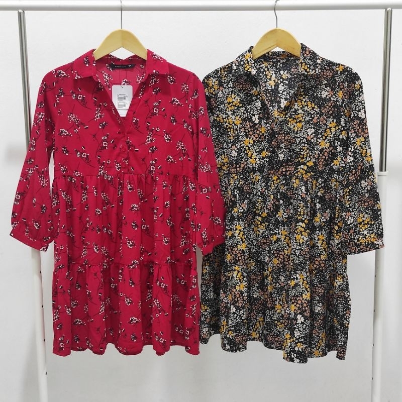 Jual EXECUTIVE BAJU WANITA MIDI DRESS BABYDOLL | Shopee Indonesia