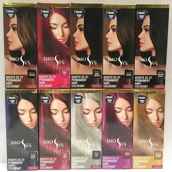 Jual DIOSYS HAIR COLOR / SEMIR RAMBUT 100 ml | Shopee Indonesia