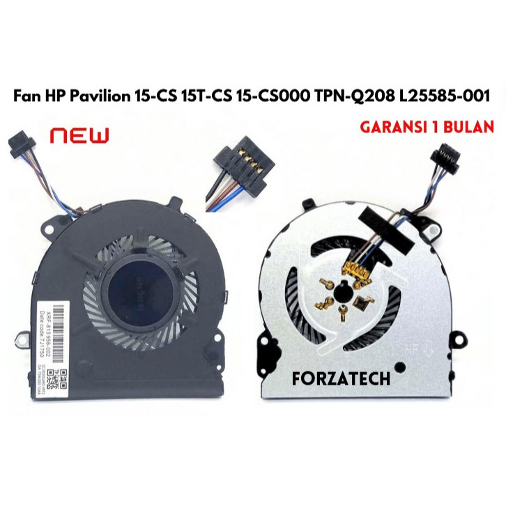 Jual Ready Fan Kipas Laptop HP Pavilion 15-CS 15T-CS 15-CS000 TPN-Q208 L25585-001 New Bergaransi ...