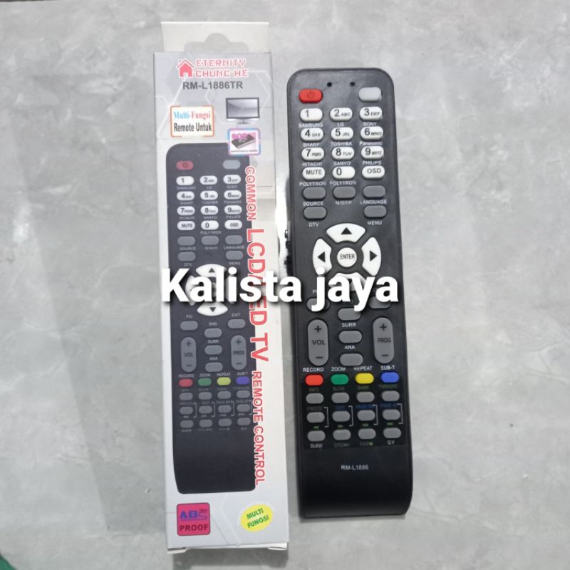 Jual REMOTE TV POLYTRON LED LCD MULTI UNIVERSAL | Shopee Indonesia