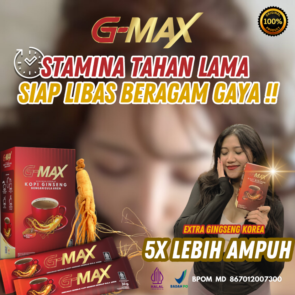 Jual KOPI G-MAX ORIGINAL KOPI STAMINA PRIA AMAN ( 100% BPOM & HALAL ) | Shopee Indonesia