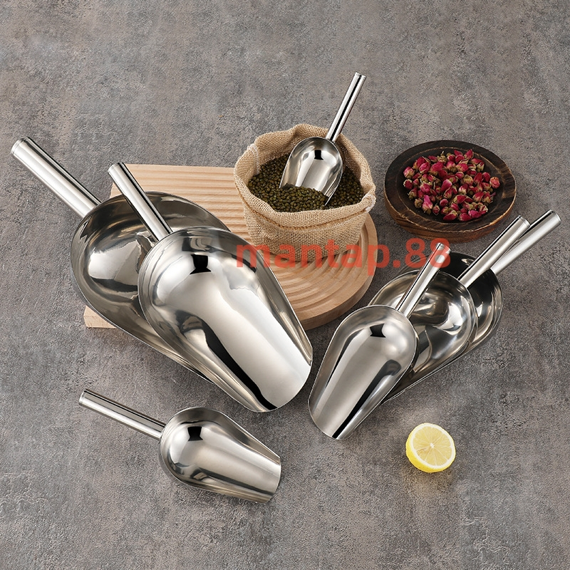 Jual Sendok Skop Es Batu Stainless Tebal 8,9,10,11 inch / Sekop Es ...