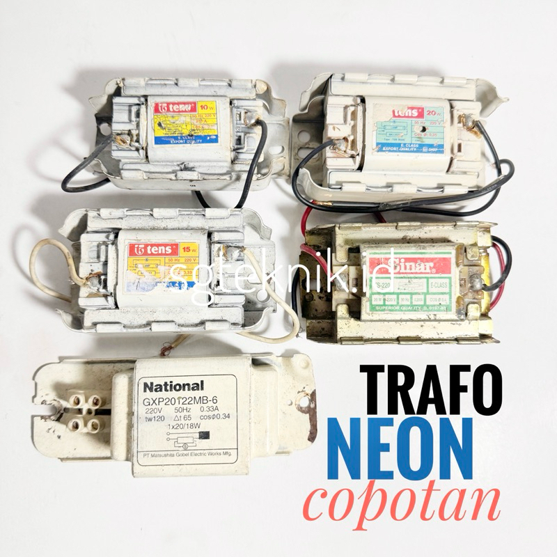 Jual TRAFO NEON STARTER COPOTAN TENS SINAR NATIONAL | Shopee Indonesia