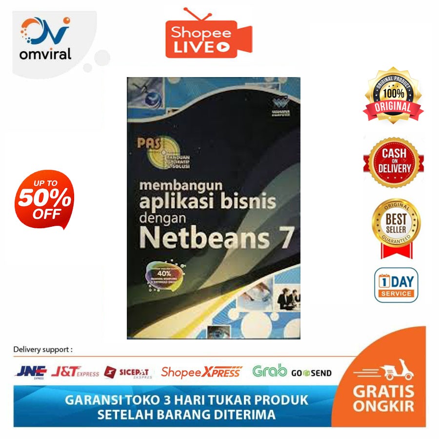 Jual Buku Coding Pemrograman PAS : Membangun Aplikasi Bisnis dengan Netbeans 7 Penerbit Andi ...
