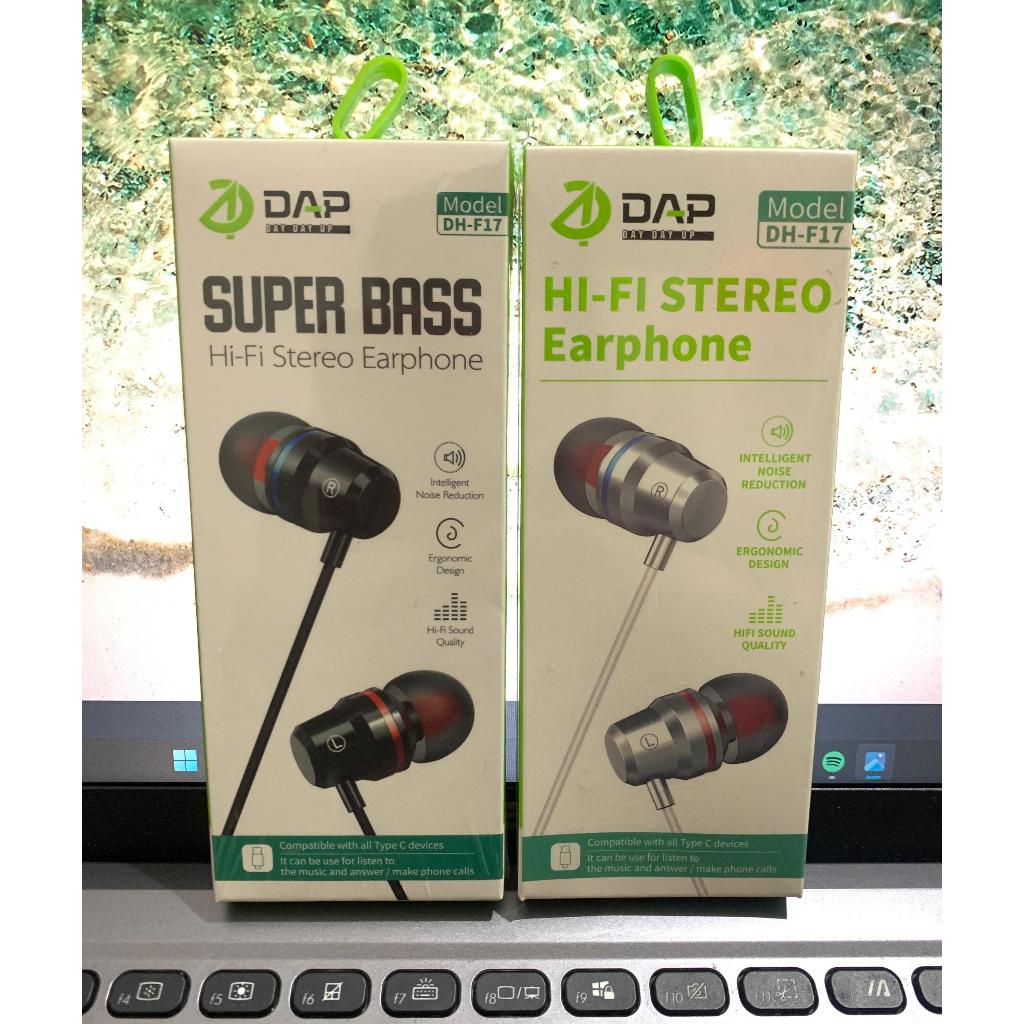 Jual DAP DH-F17 Headset Earphone Type-C Super Bass Handsfree Hi-Fi ...
