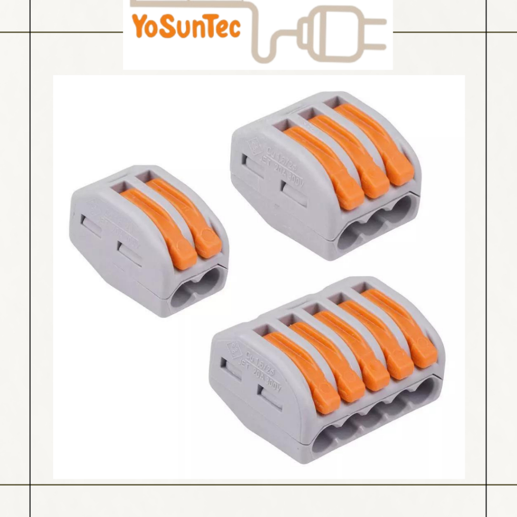 Jual Konektor Kabel Listrik Wago PCT-2 3 4 5 8 Pin Wire Connector Terminal Block | Shopee Indonesia