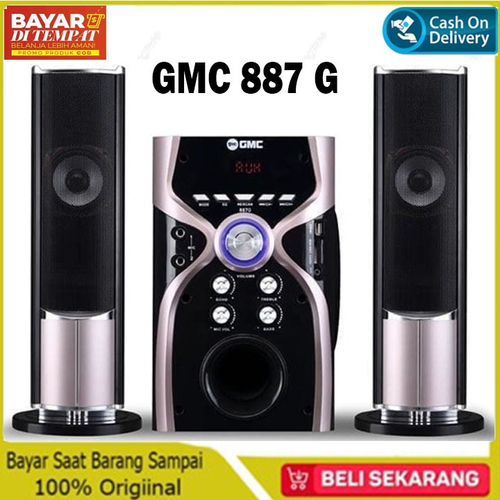 Jual Speaker GMC 887 G original | Shopee Indonesia