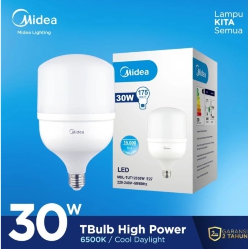 Jual LAMPU LED TABUNG 30W PUTIH MIDEA | Shopee Indonesia