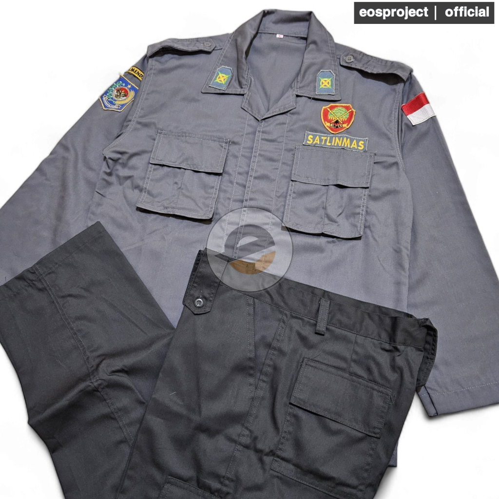 Jual GROSIR SERAGAM LINMAS SATLINMAS SETELAN HANSIP TERBARU | Shopee ...