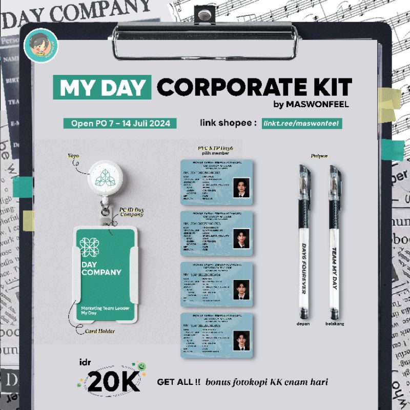 Jual MY DAY CORPORATE KIT | Shopee Indonesia