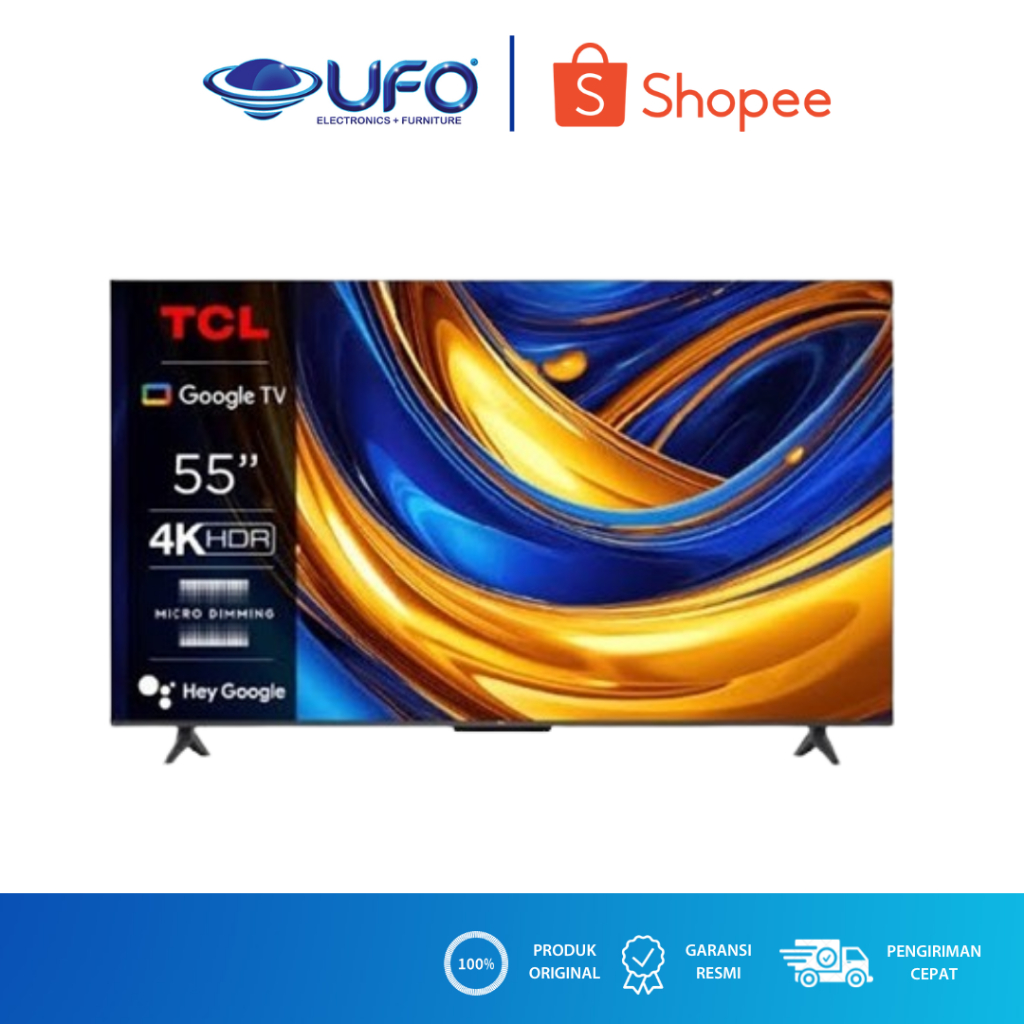 Jual TCL 55P655 LED GOOGLE TV HDR 4K 55 INCH | Shopee Indonesia