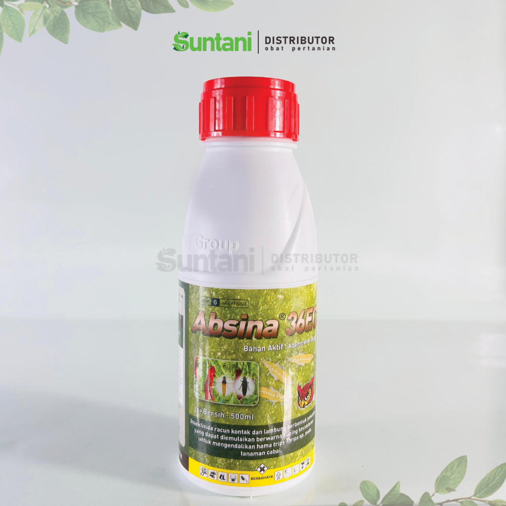 Jual Absina 36Ec - 500ml Insektisida abamektin ( Obat racun pembasmi ...