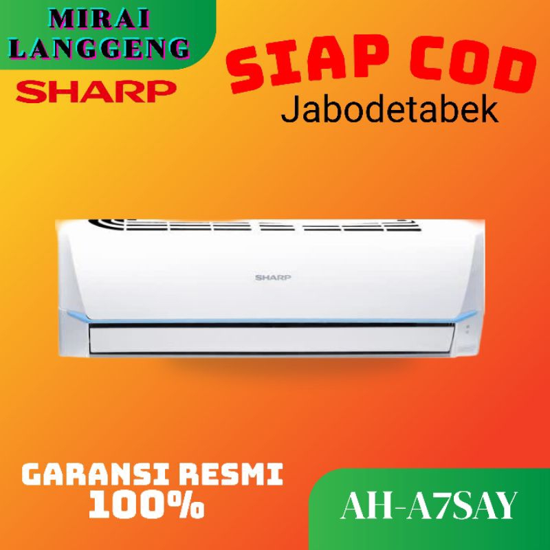 Jual AC SPLIT 3/4 PK SHARP AH A7SAY THAILAND | Shopee Indonesia