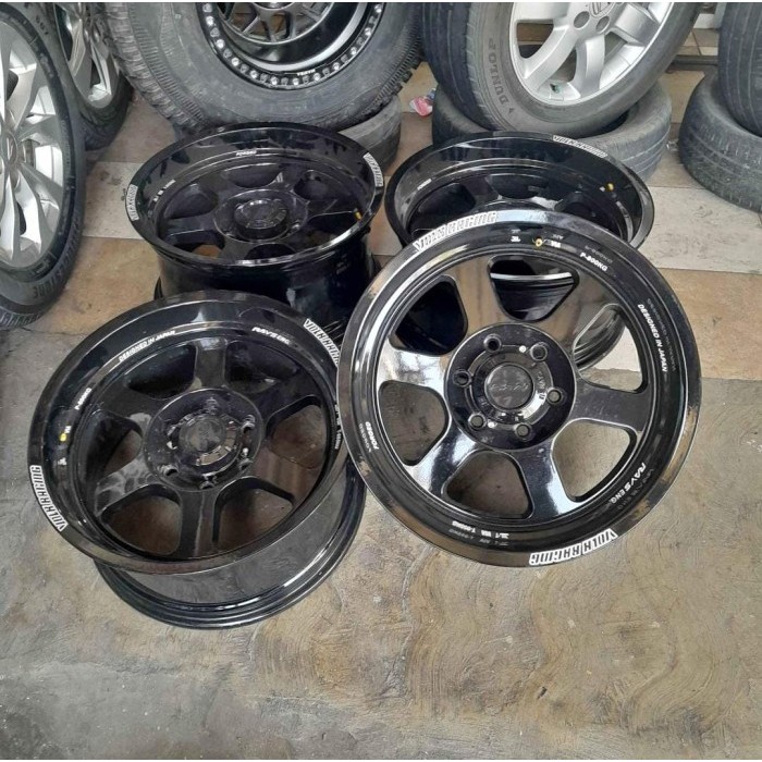 Jual Velg Mobil Model TE 37 R18 lebar 9 PCD 6x139.7 Et0 warna BLACK ...