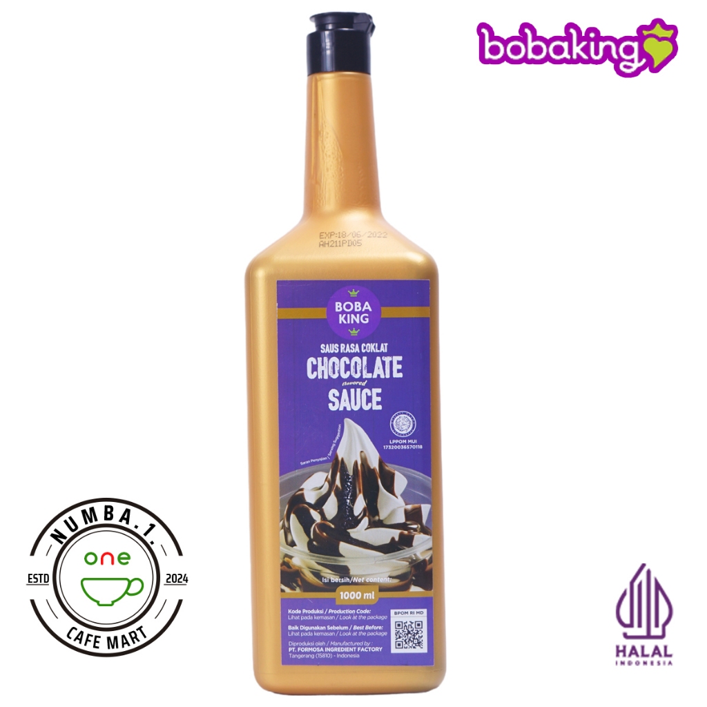 Jual 1Lt Bobaking Chocolate Sauce (saus cokelat) | Shopee Indonesia