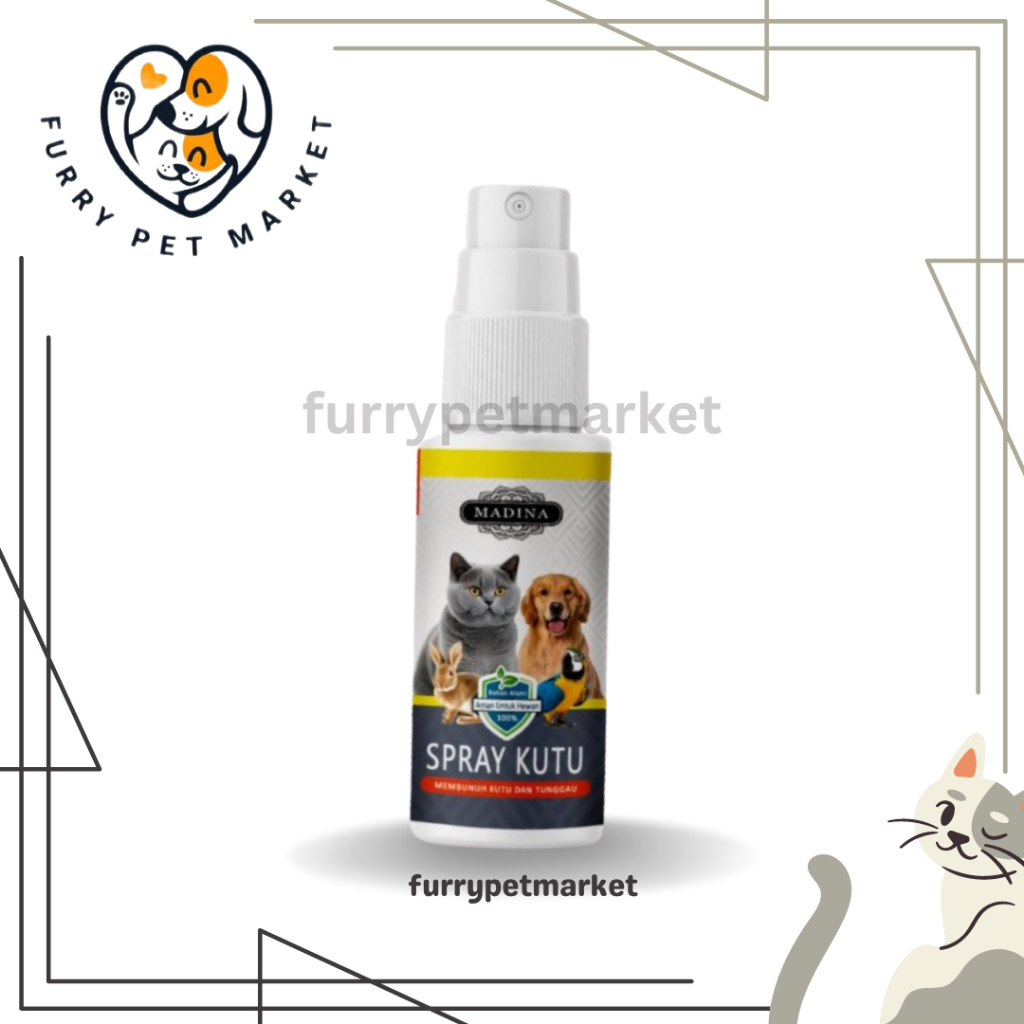 Jual Madina Obat Spray Kutu Kucing - Obat Spray Anti Kutu [30ml ...