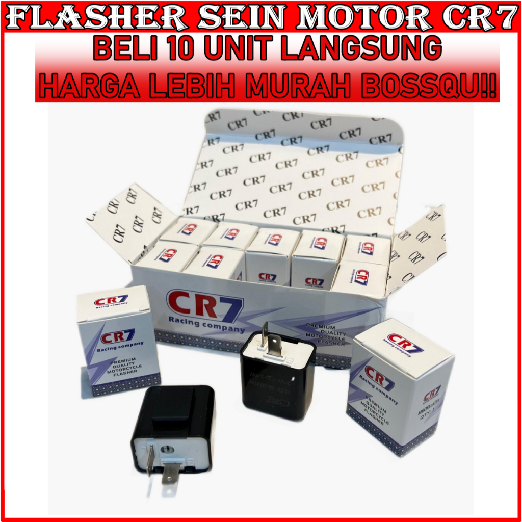 Jual BEST SELLER ! FLASHER SEIN CR7 12 VOLT 1 KOTAK ISI 10 PCS PREMIUM QUALITY CR7 FLASHER SEIN ...