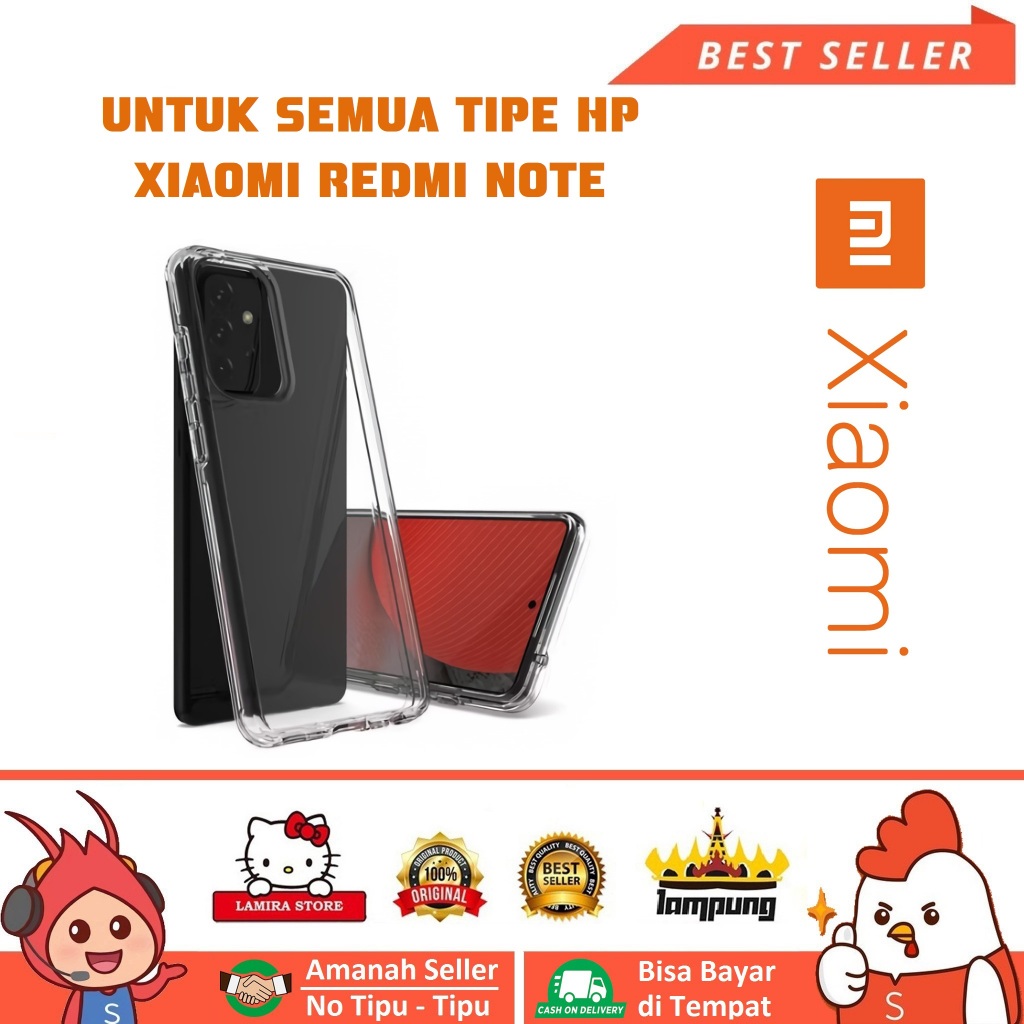 Jual CASE AIRBAG BENING XIAOMI REDMI NOTE SEMUA TIPE NOTE 4X 5 6 7 8 9 ...