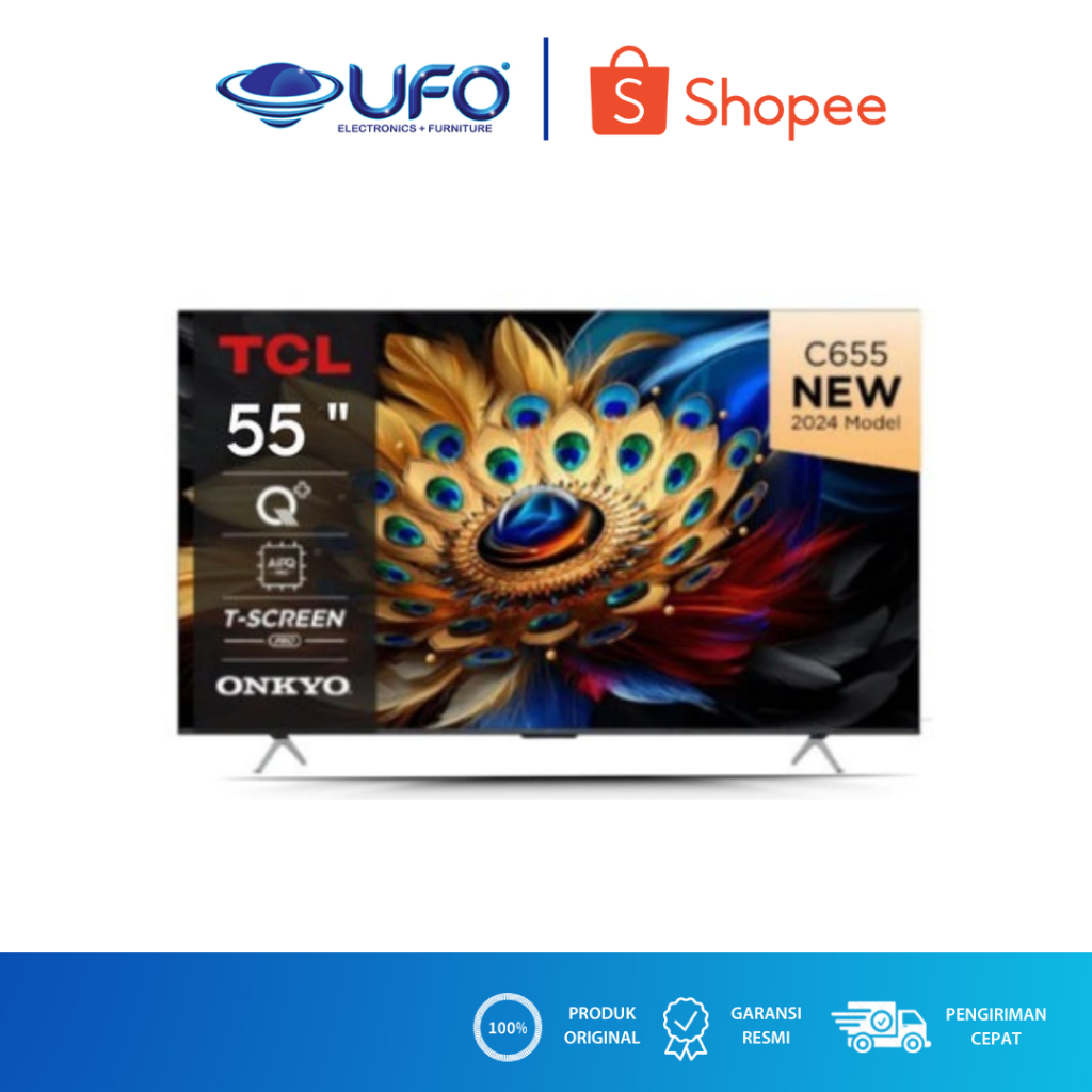 Jual TCL 55C655 QLED TV 4K UHD 55 INCH | Shopee Indonesia