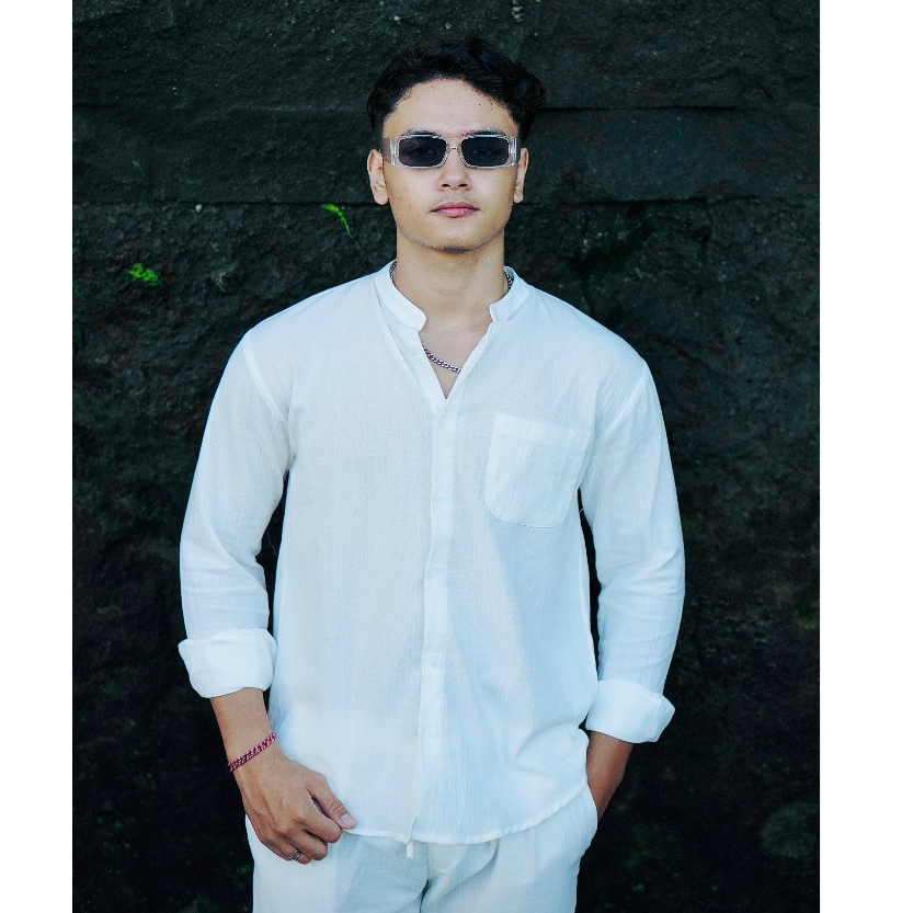 Jual BEACHWELL Kemeja Pria Linen Katun Krinkel Polos Premium Kerah koko ...