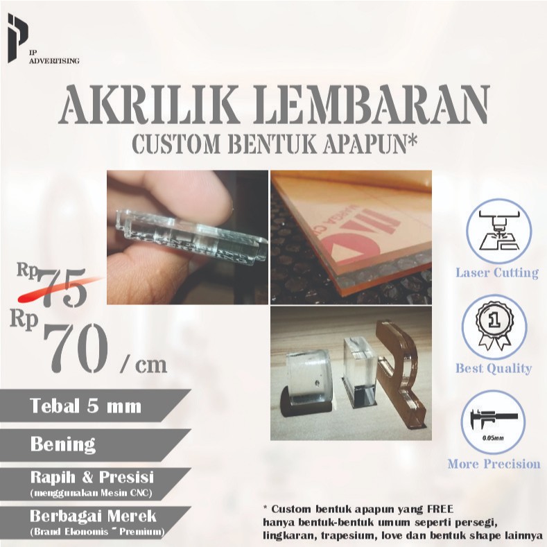 Jual CUSTOM AKRILIK 5mm / AKRILIK KUSTOM 5 MM / AKRILIK CUSTOM 5 mm ...