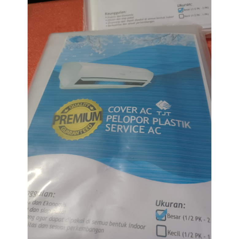 Jual Cover Plastik Cuci Ac Ukuran Besar 1/2 pk--2pk | Shopee Indonesia