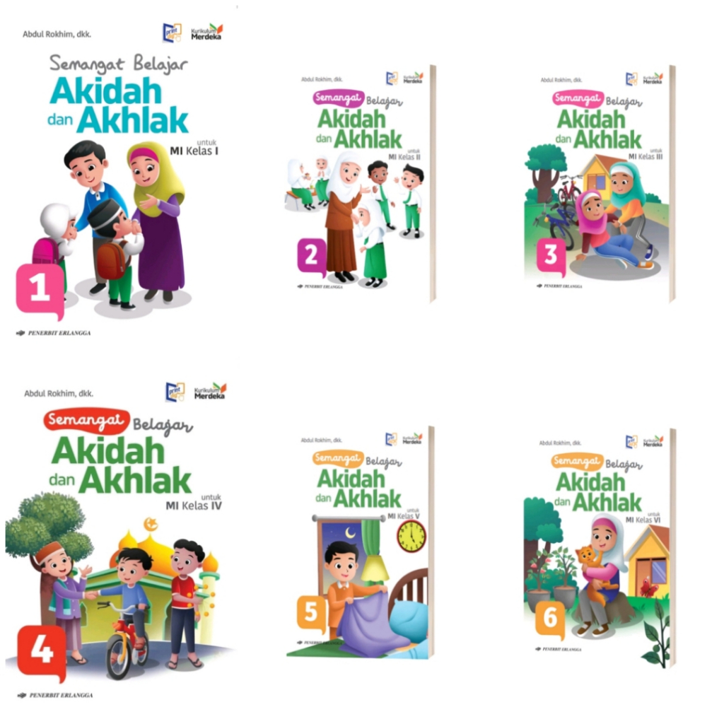 Jual ORI harga satuan buku teks semangat belajar akidah akhlak kurikulum merdeka untuk SD/mi ...