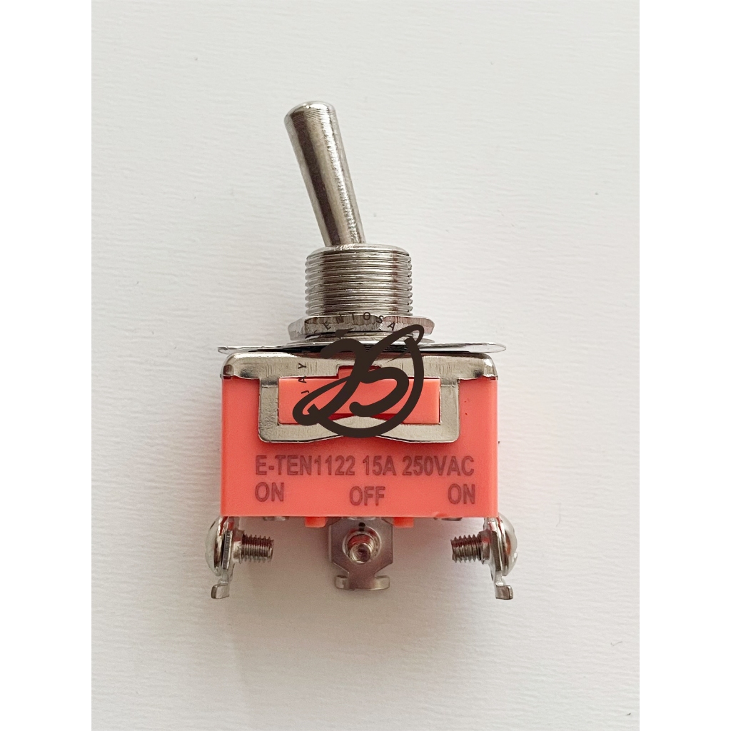 Jual TOGGLE SWITCH E-TEN 1122 3 PIN ON OFF ON 15A 250VAC SAKLAR TOGGLE ...