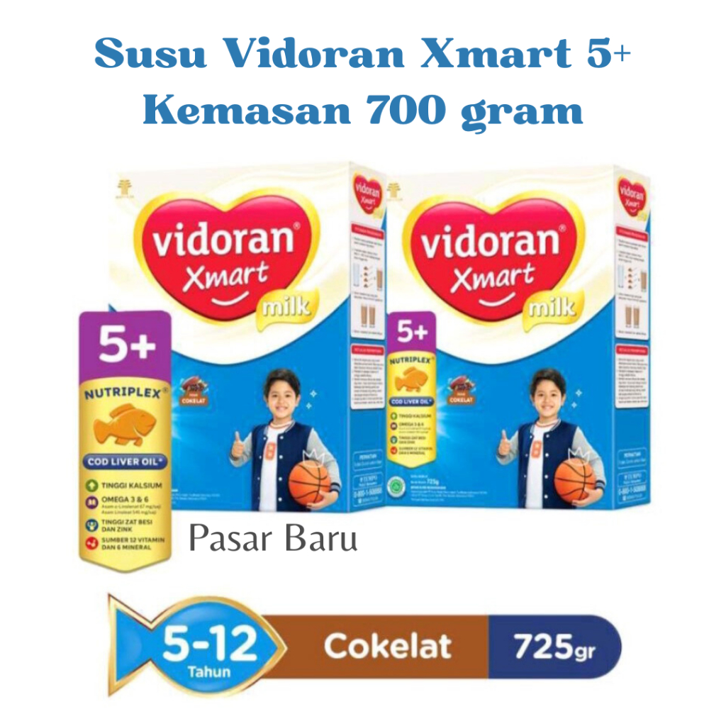 Jual Vidoran Tahap 5 - Susu Vidoran Xmart Rasa Coklat dan Madu Kemasan ...