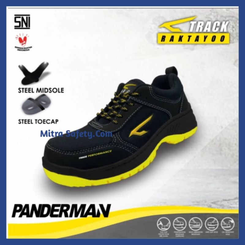 Jual Sepatu Safety Track Raktayoo Panderman / Safety Shoes Track ...