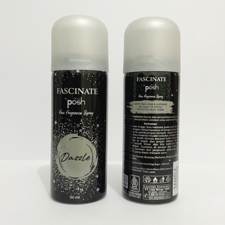 Jual [100% Original] Posh Spray Cologne Fascinate Dazzle Botol 50 Ml ...