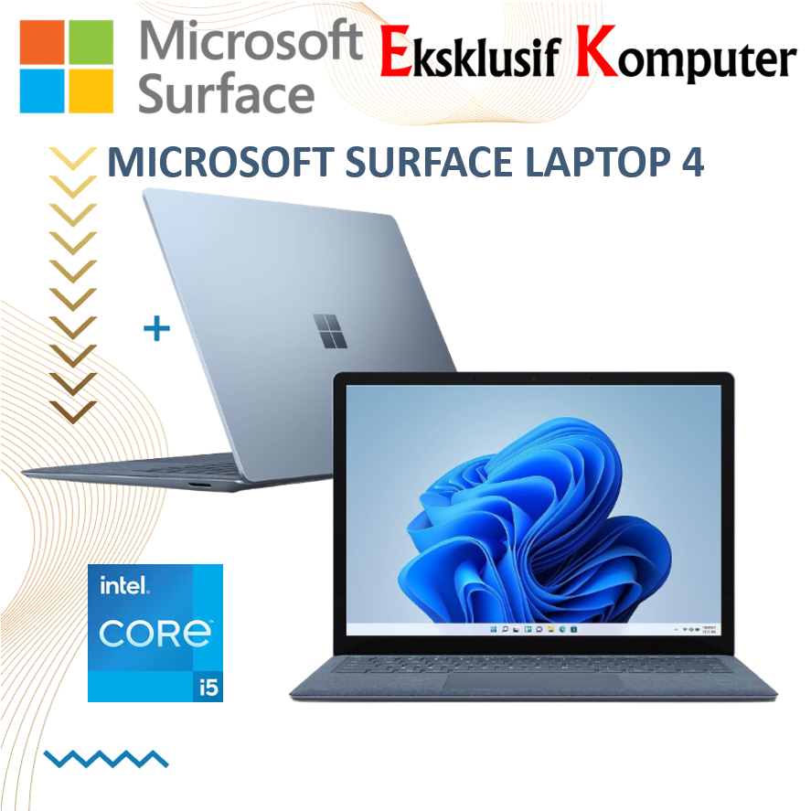 Jual Microsoft Surface Laptop 4 Intel i5 1135G7 8GB 512GB SSD 13.5" Pixel Sense Touchscreen ...