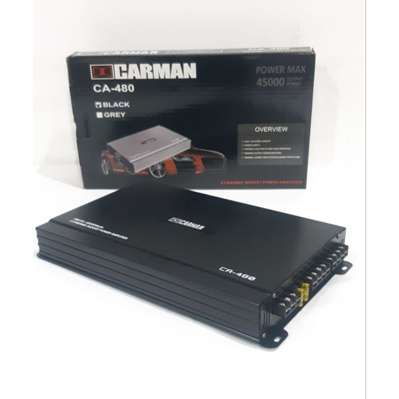 Jual Power Amplifier 4 Channel CARMAN CA-480 & CA-400 - CA 480 | Shopee Indonesia
