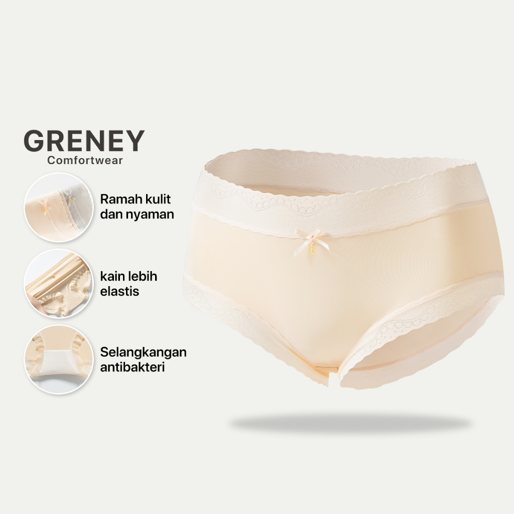 Jual GRENEY-L.W.L-CD Renda Adem es Motif Bunga Celana Dalam Wanita ...