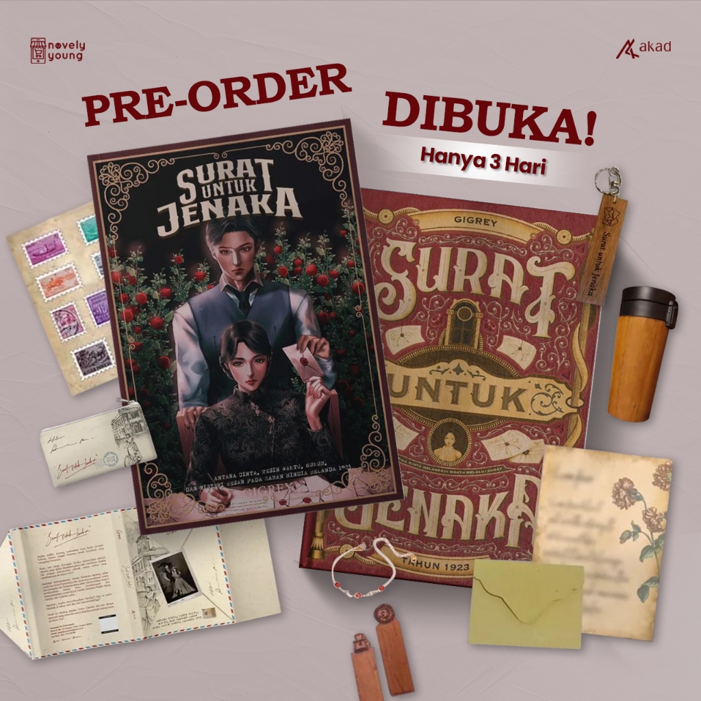 Jual Novel Surat Untuk Jenaka - Gigrey - Akad - Gratis Biaya Packing ...