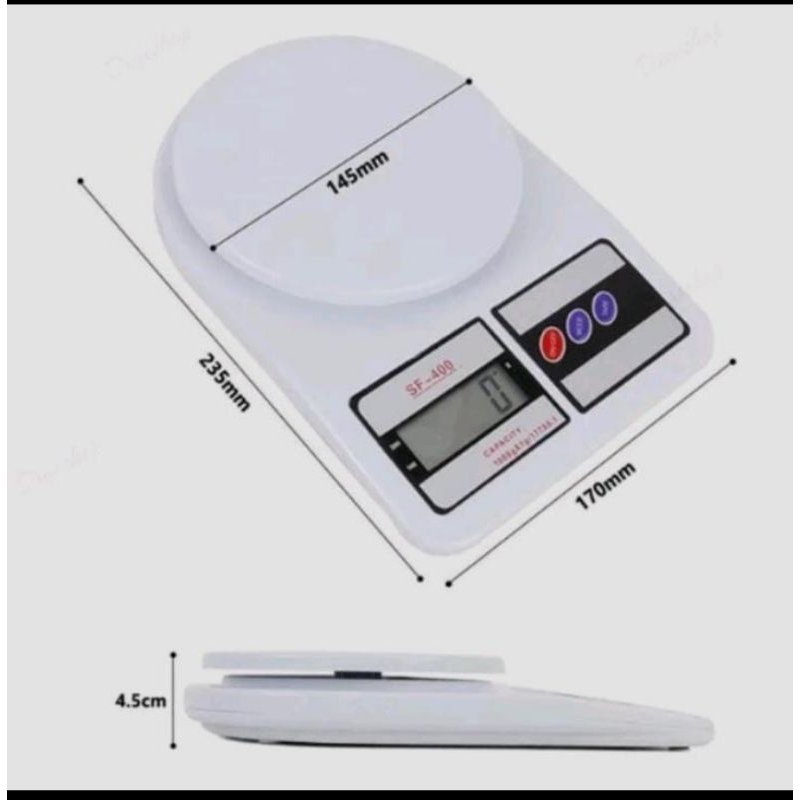 Jual TIMBANGAN DAPUR DIGITAL SF400 KAPASITAS 10 KG DUS KUNING | Shopee Indonesia