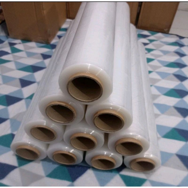 Jual Plastik Wrapping Barang 50cm x 200meter 17mic full Premium ...