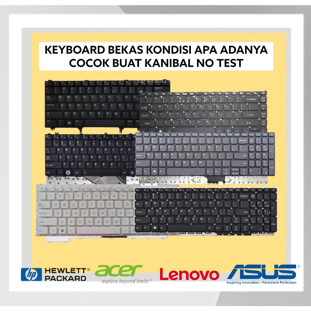 Jual keyboard laptop rusak cocok buat kanibal tidak ada garansi ...
