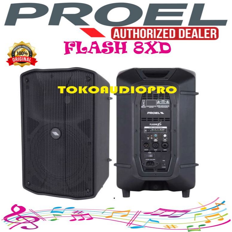 Jual Proel FLASH 8XD Active processed 2-way loudspeaker system Proel Flash8XD | Shopee Indonesia